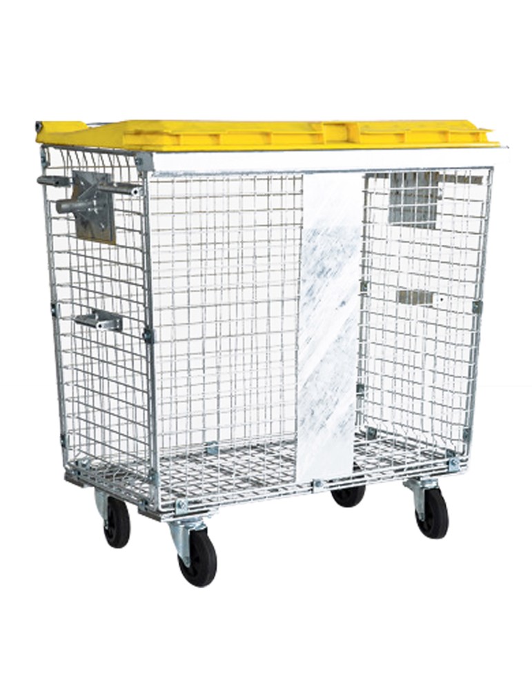 Wheeled wire mesh container 770 L